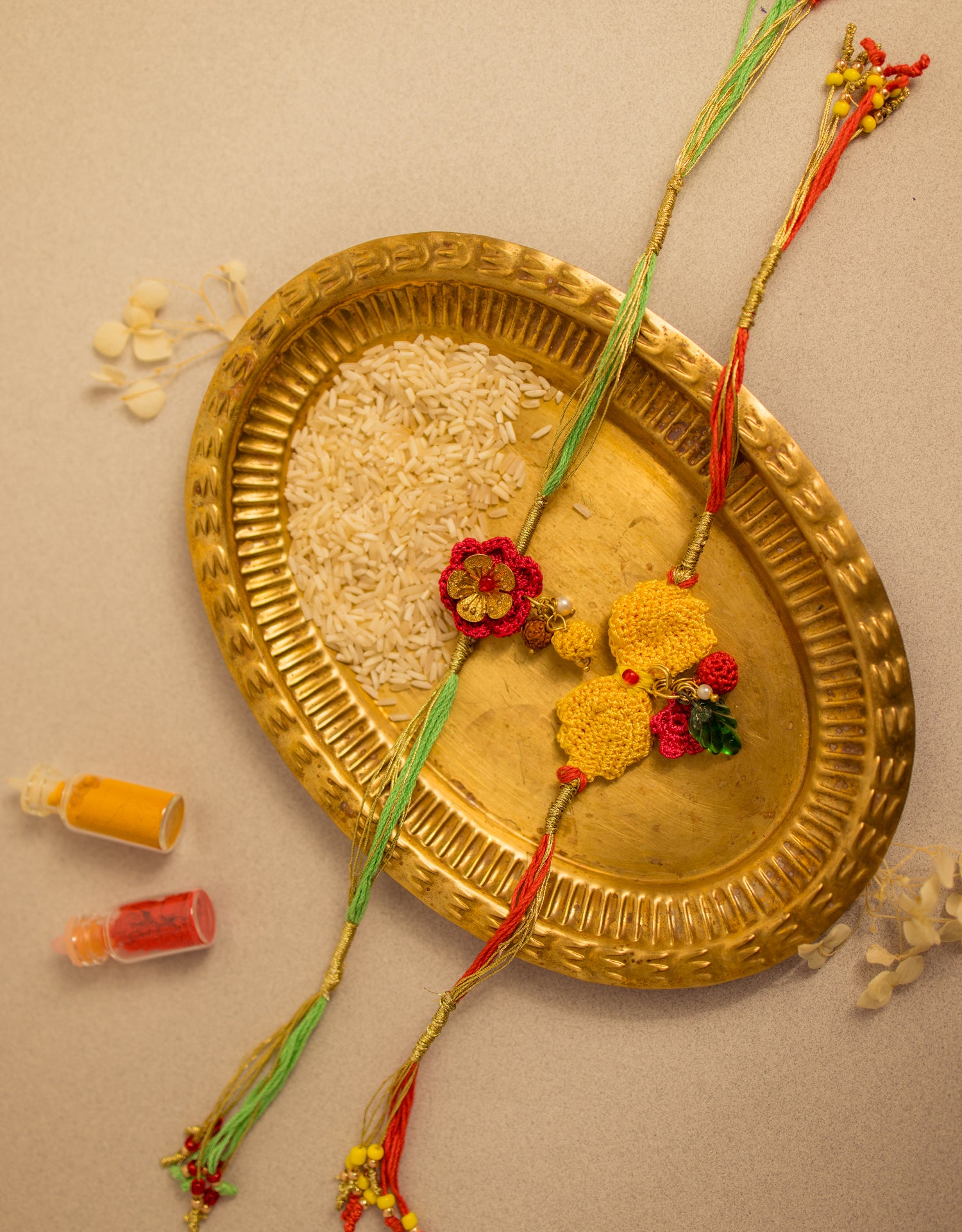 Ananya Rakhi (Set of 2) – Samoolam Crafts